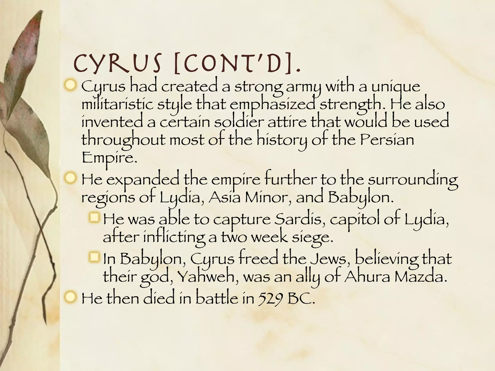 Persian Empire Presentation | PPT