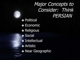 PERSIAN Review_Themes APWH | PPT