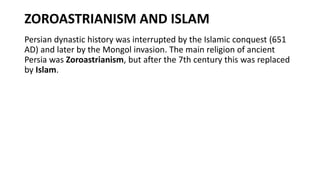 HISTORY YEAR 9 - THE PERSIAN CIVILIZATION | PPTX