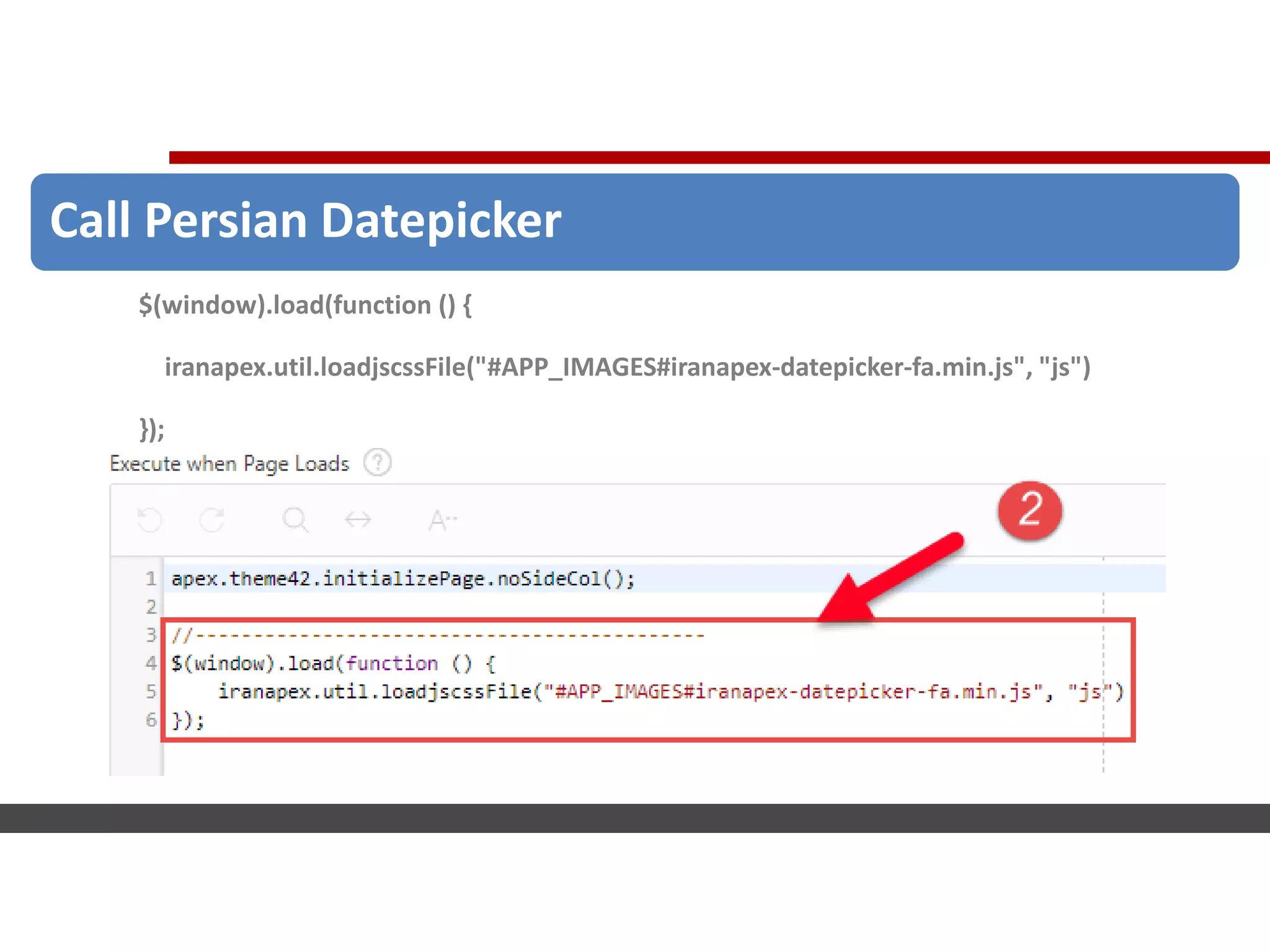 Persian Datepicker for Oracle APEX | PPT Persian Datepicker for Oracle APEX | PPT