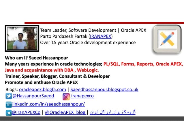 Persian Datepicker for Oracle APEX | PPT Persian Datepicker for Oracle APEX | PPT