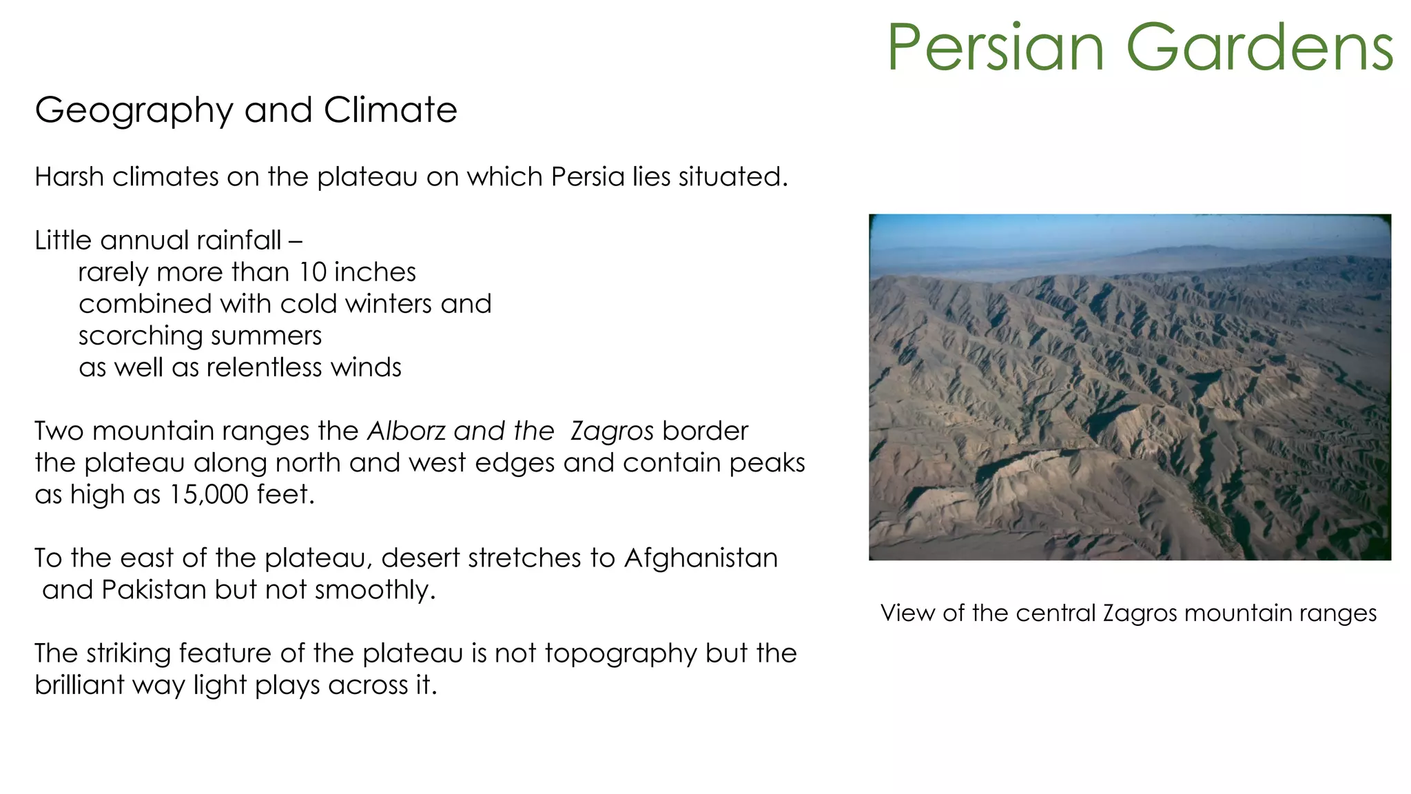 Persian Garden - landscape architecture | PDF