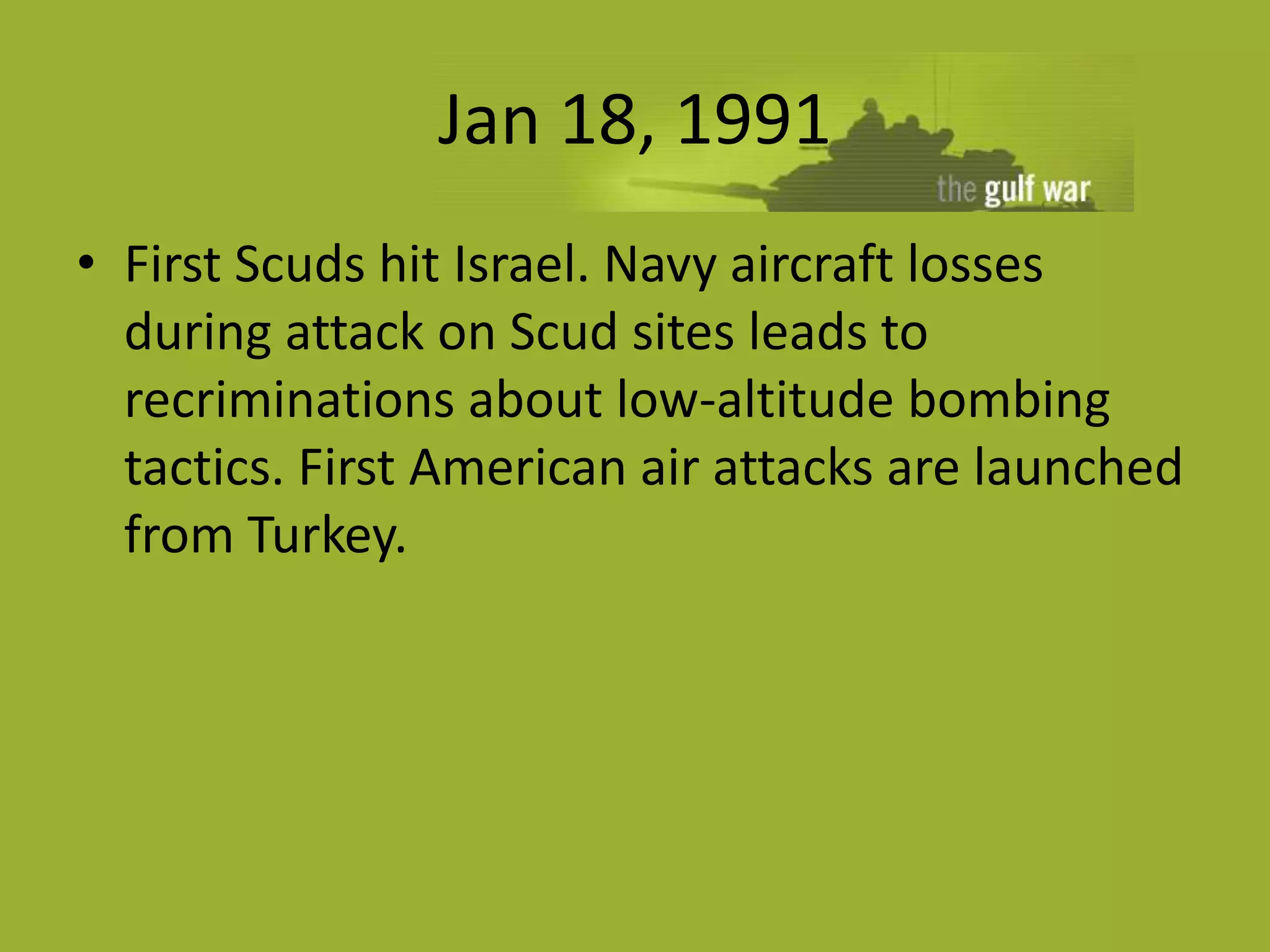 The Persian Gulf War | PPTX