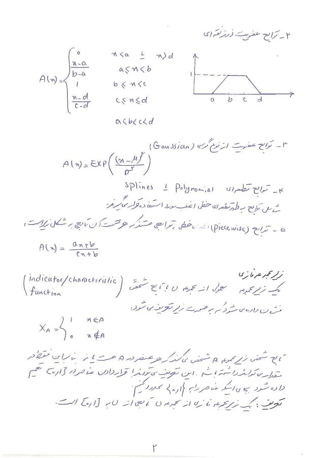 Persian notes - introduction to fuzzy logic | PDF