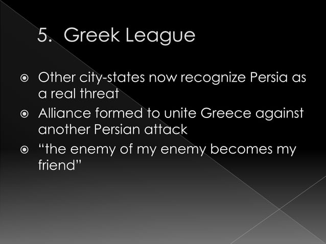 Persian to Peloponnesian War | PPT