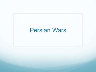 Persian wars | PPTX