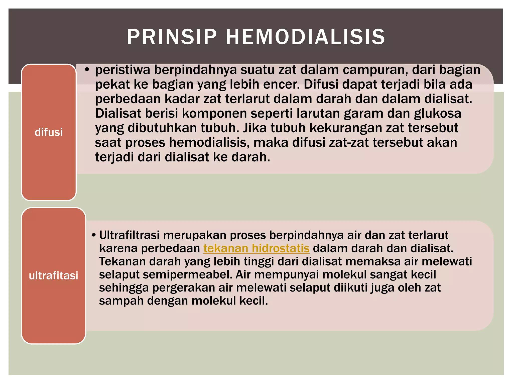 Persiapan klien untuk tindakan hemodialisis | PPTX