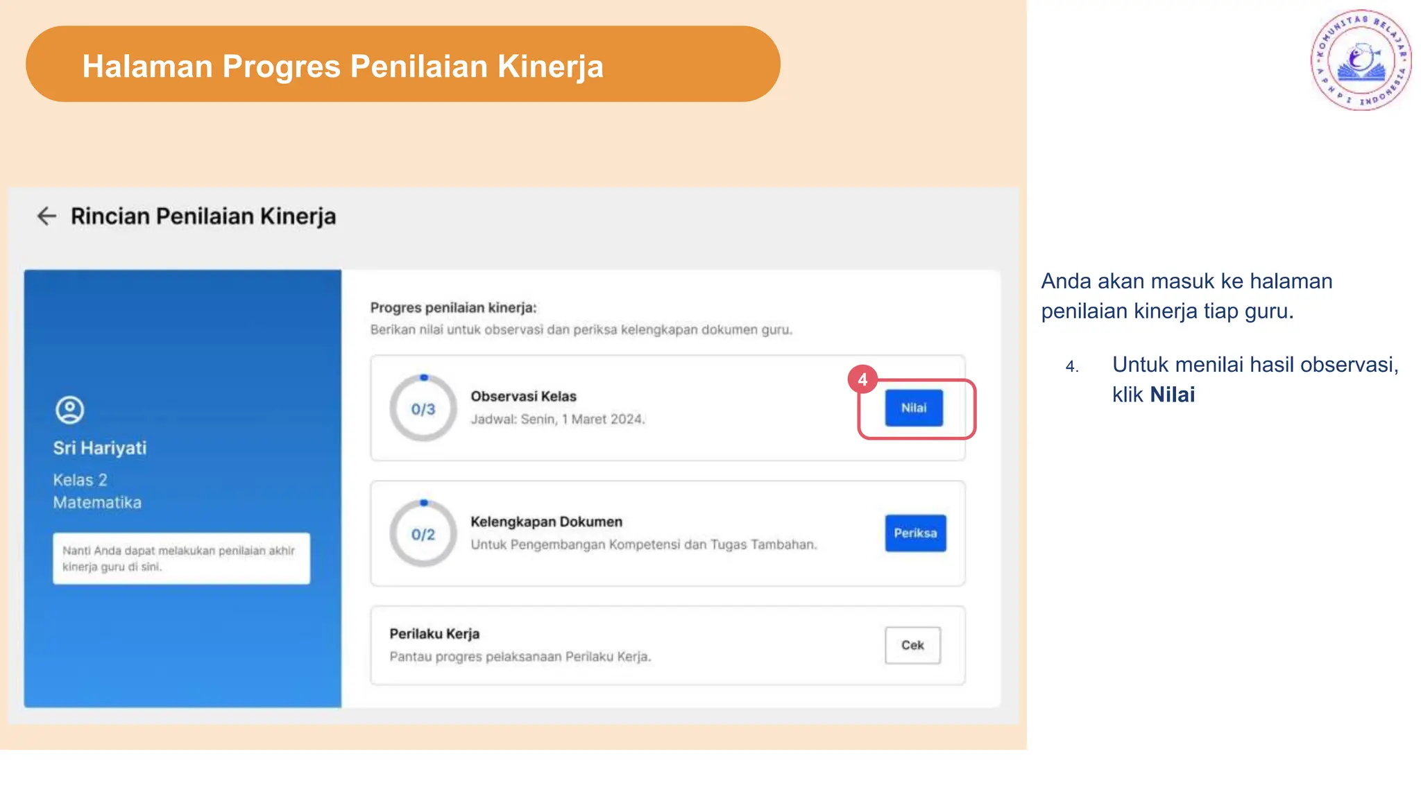 persiapan observasi platform merdeka mengajar | PPTX