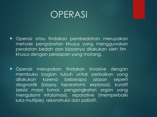 Presentasi Persiapan pre dan post operasi .ppt