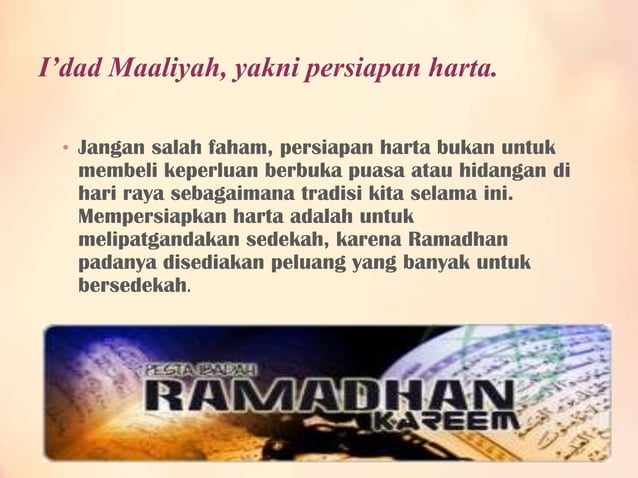 Persiapan ramadhan | PPTX