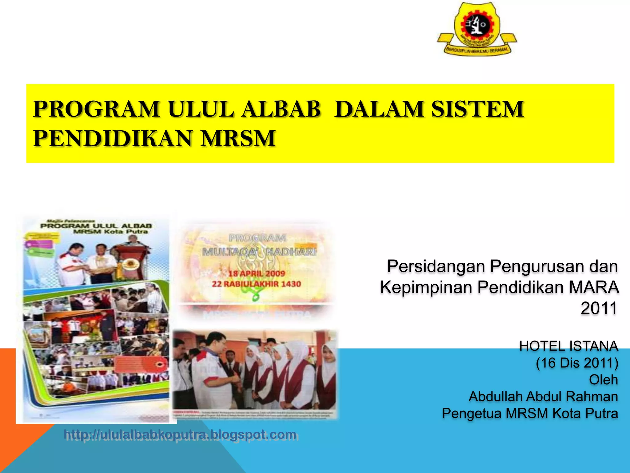 Ulbab Dlm Sistem Pendidikan MRSM | PPT