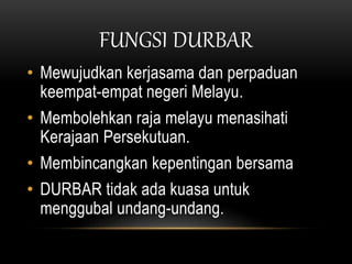 Persidangan raja raja melayu | PPTX