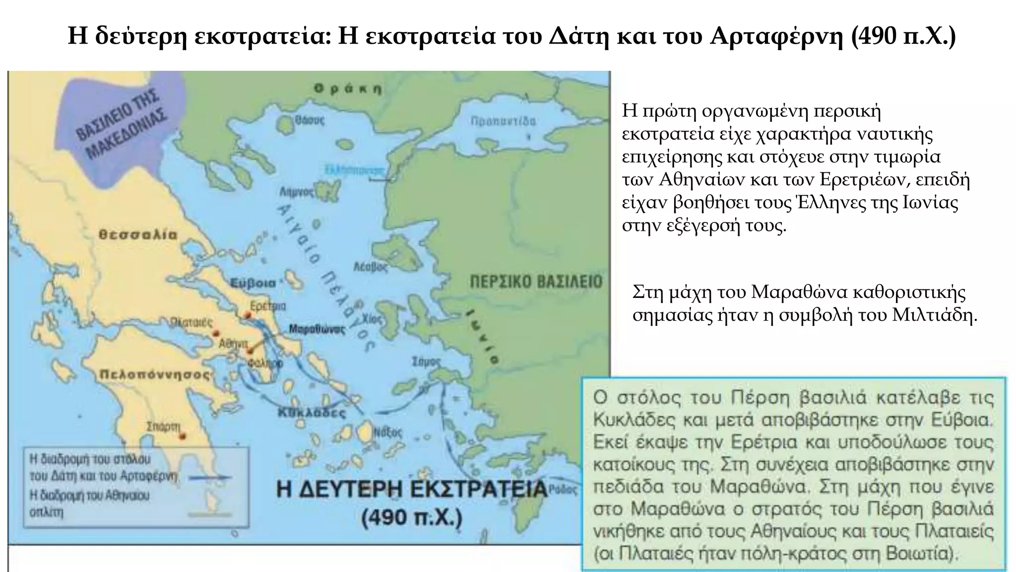 Αρχαϊκή Εποχή (750-480 π.Χ.): Οι περσικοί πόλεμοι | PPSX