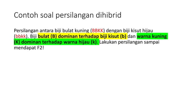 Persilangan dihibrid materi ipa kelas 9.pptx