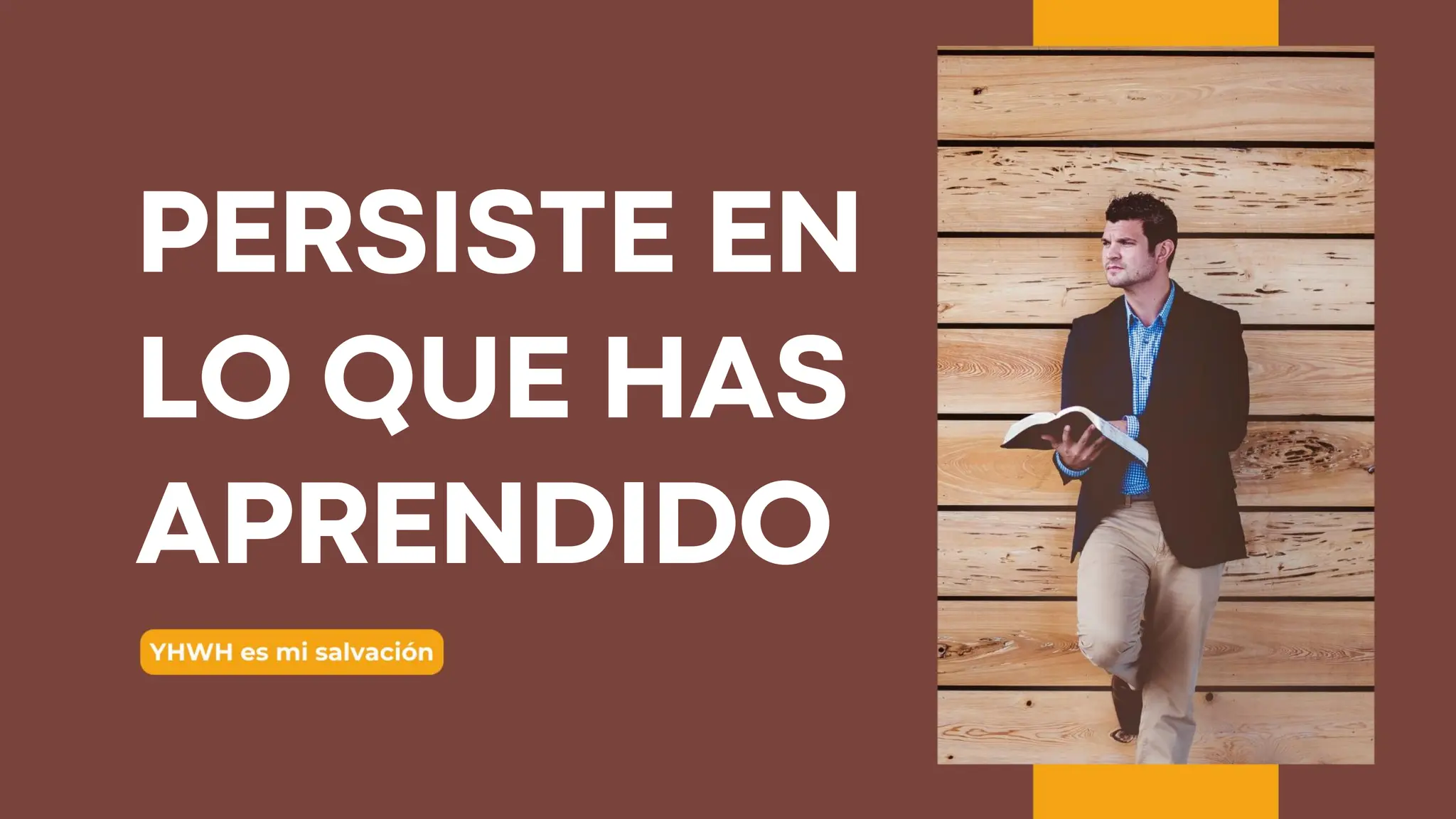 📖 Persiste en lo que has aprendido | 2 Timoteo 3:14 | PDF
