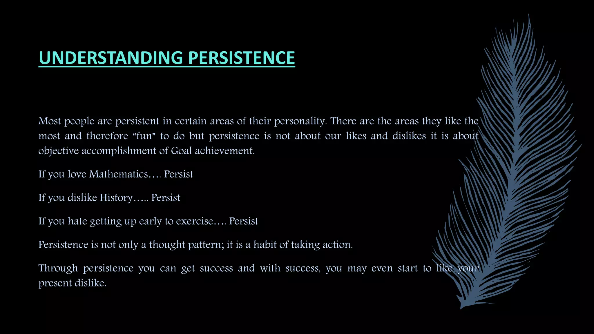 Persistence | PPTX