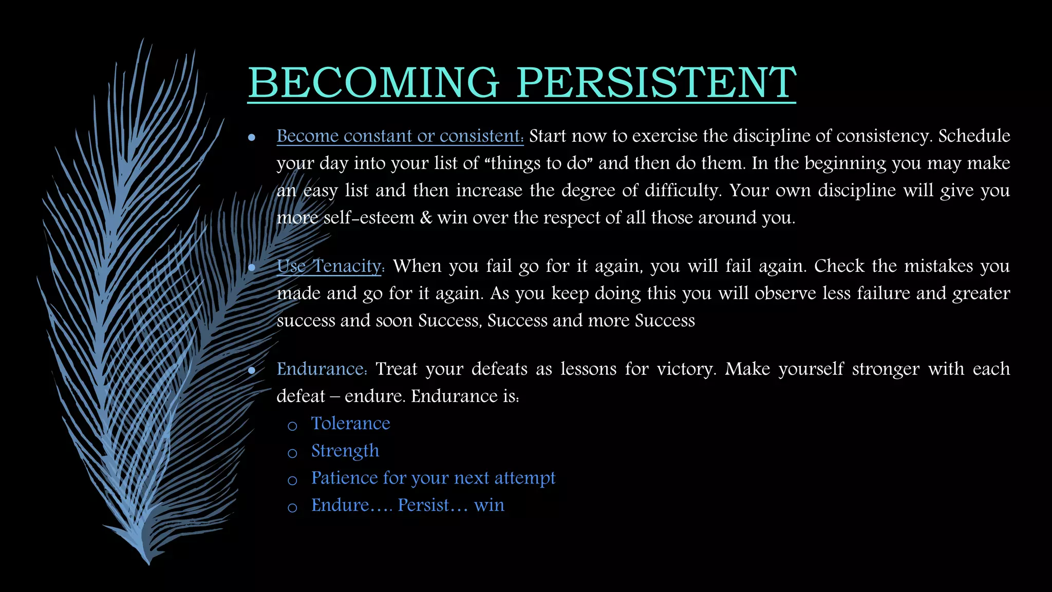 Persistence | PPTX