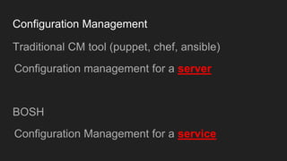 Persistence in the cloud with bosh | PPTX
