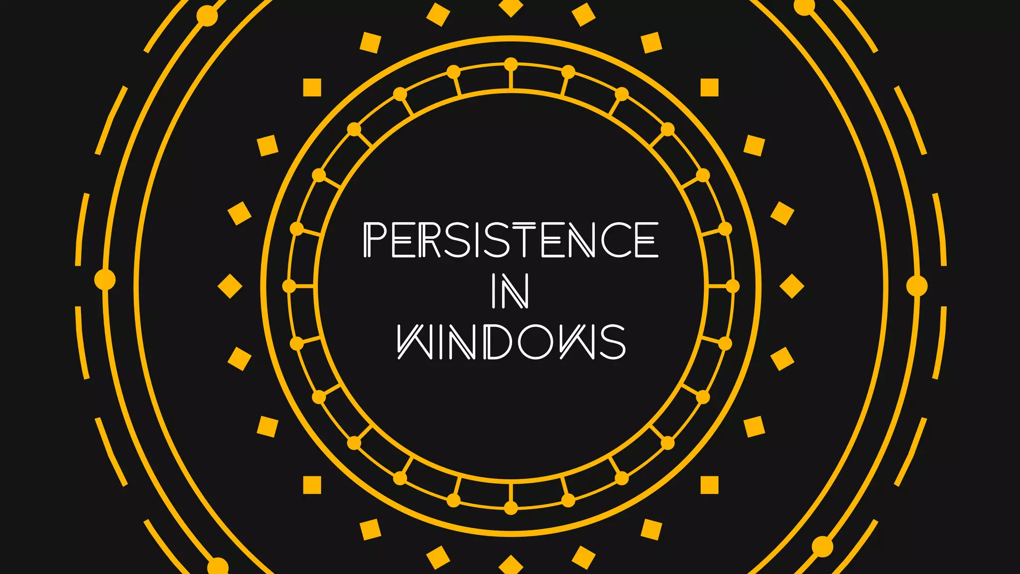 Persistence in windows | PDF