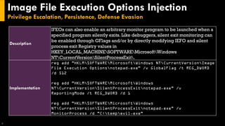 Persistence in windows | PDF