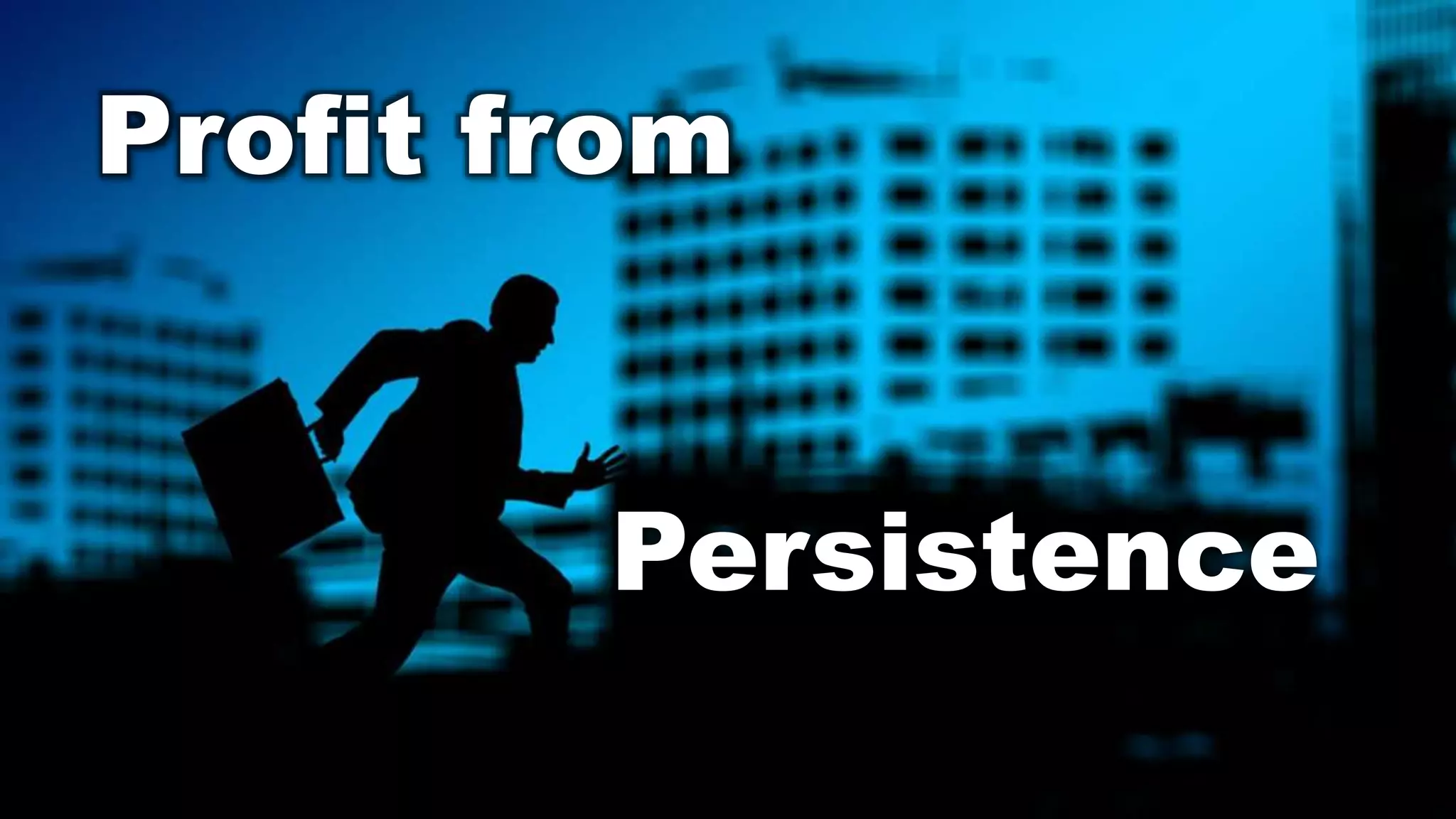 Persistence presentation | PPT