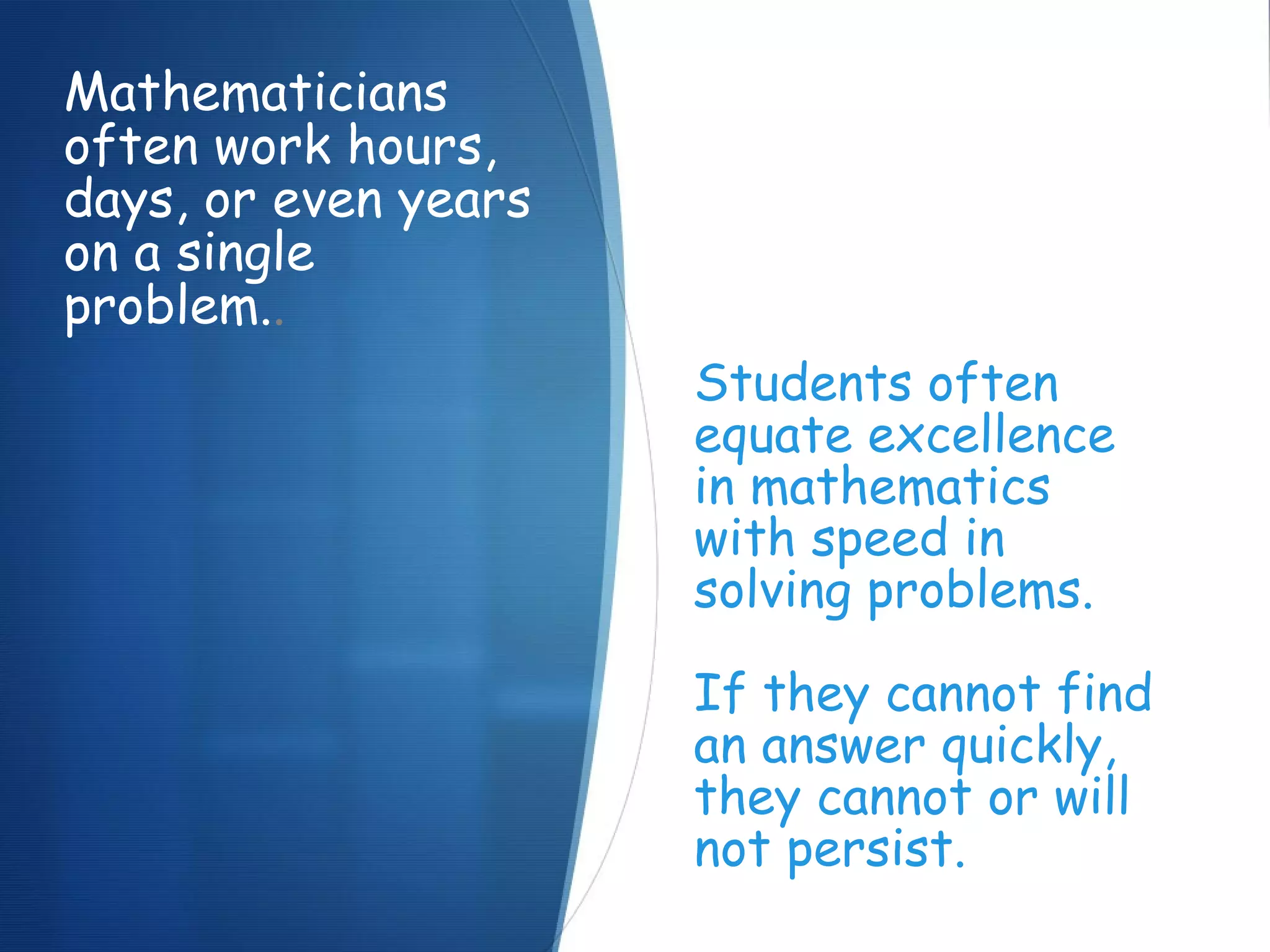 Persistence in Problem Solving | PPT