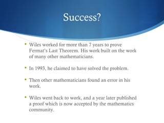 Persistence in Problem Solving | PPT