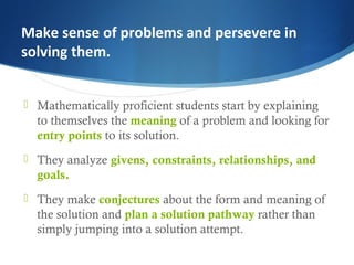 Persistence in Problem Solving | PPT