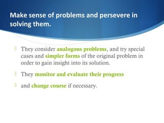 Persistence in Problem Solving | PPT