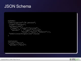JSON Referencing and Schema | PPT