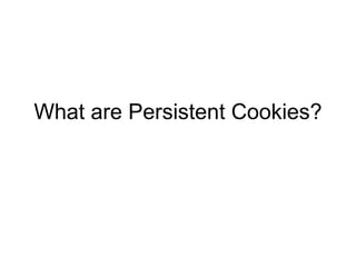 Persistent Authentication Cookie Generator Gem | PPT | Computing | Technology & Computing