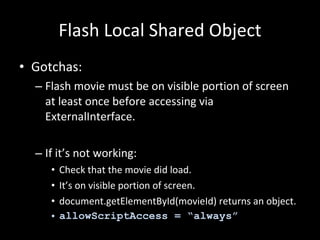 Persistent Offline Storage White | PPT