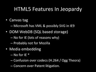 Persistent Offline Storage White | PPT | Web Development | Internet