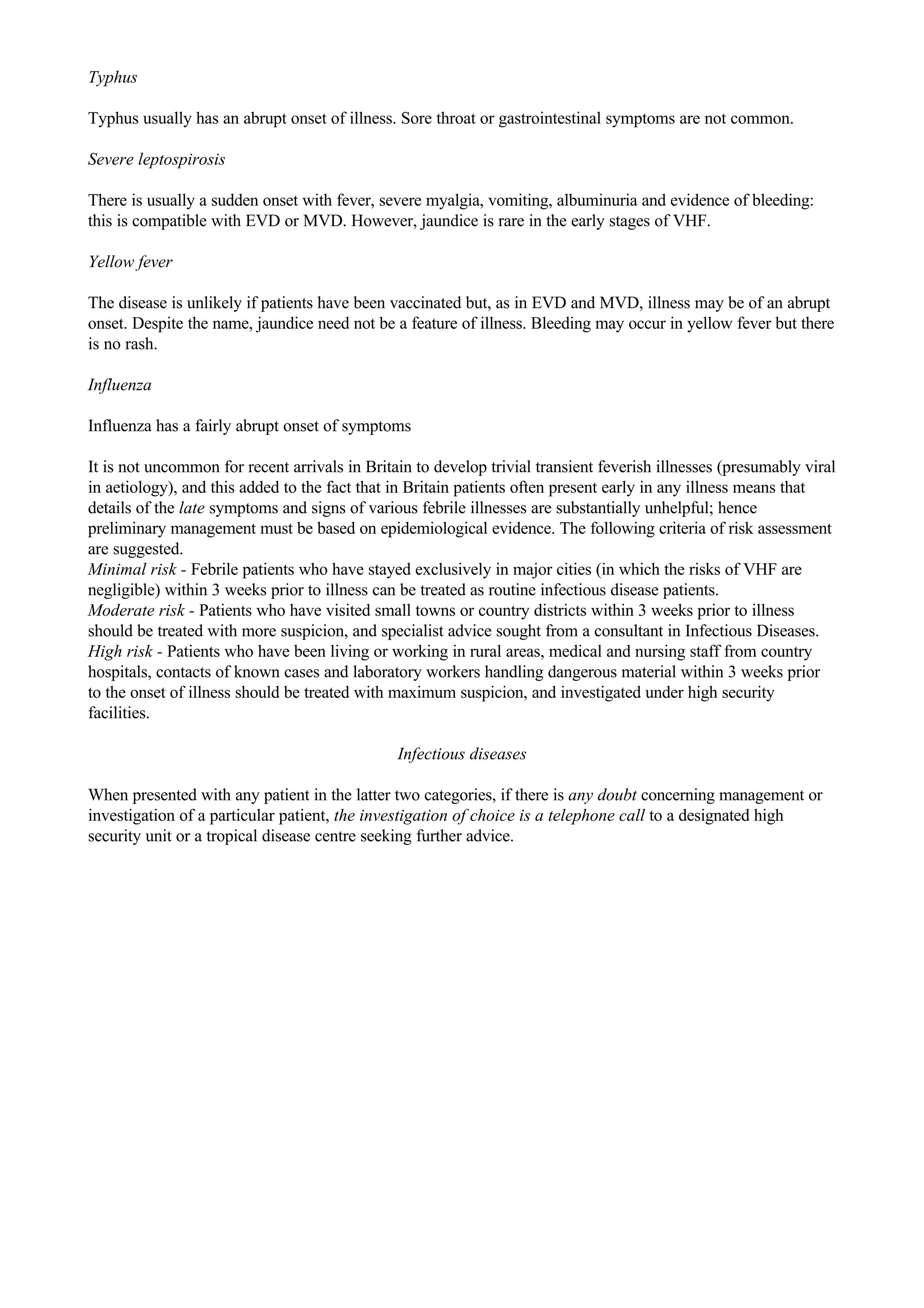 PERSISTENT PYREXIAS IN “NON-TROPICAL” PATIENTS | PDF