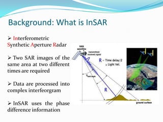 PERSISTENT SCATTERER SAR INTERFEROMETRY APPLICATION.pptx