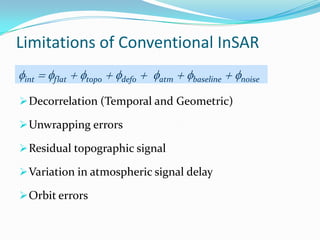 PERSISTENT SCATTERER SAR INTERFEROMETRY APPLICATION.pptx