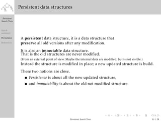 Persistent Search Trees | PDF