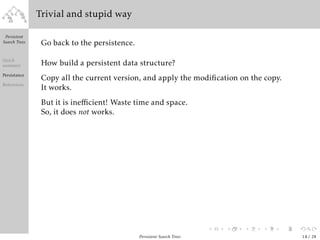 Persistent Search Trees | PDF