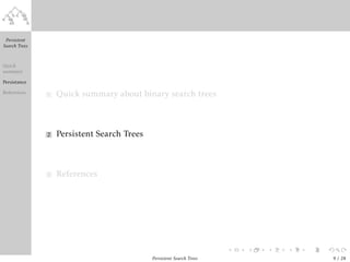 Persistent Search Trees | PDF
