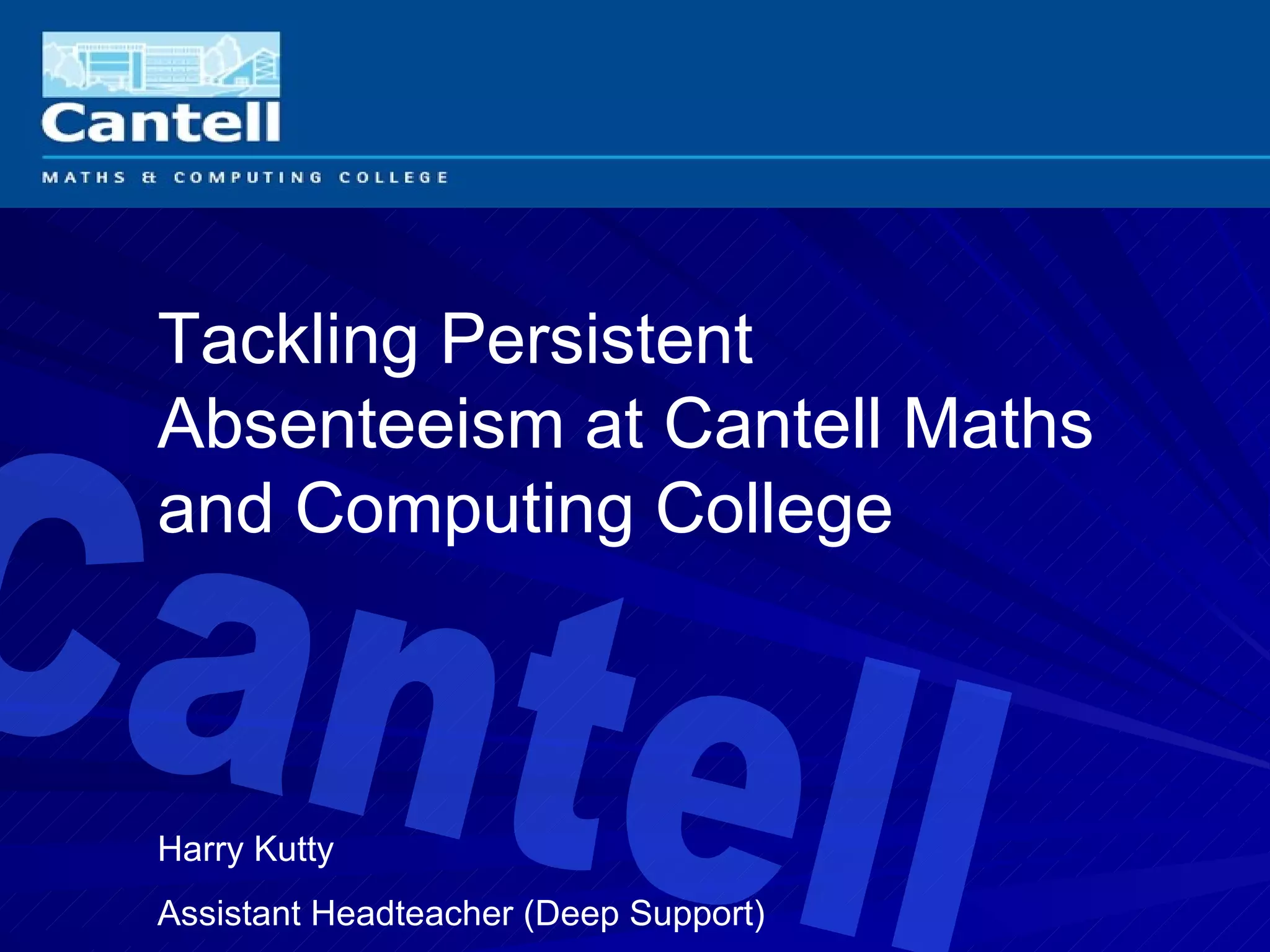 Persistent Absence. | PPT