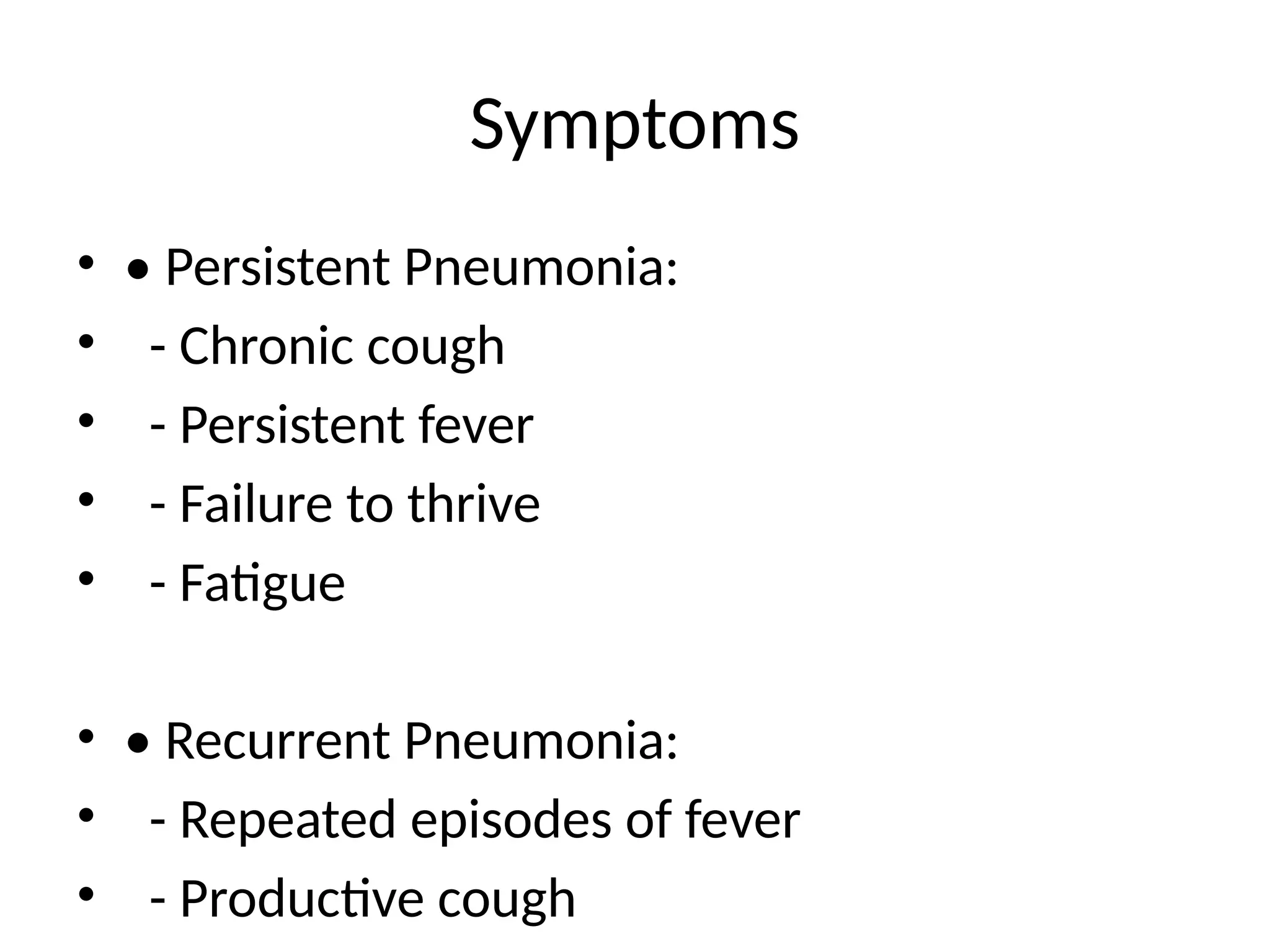 Persistent and Recurrent Cough: Causes, Diagnosis, and Management in ...