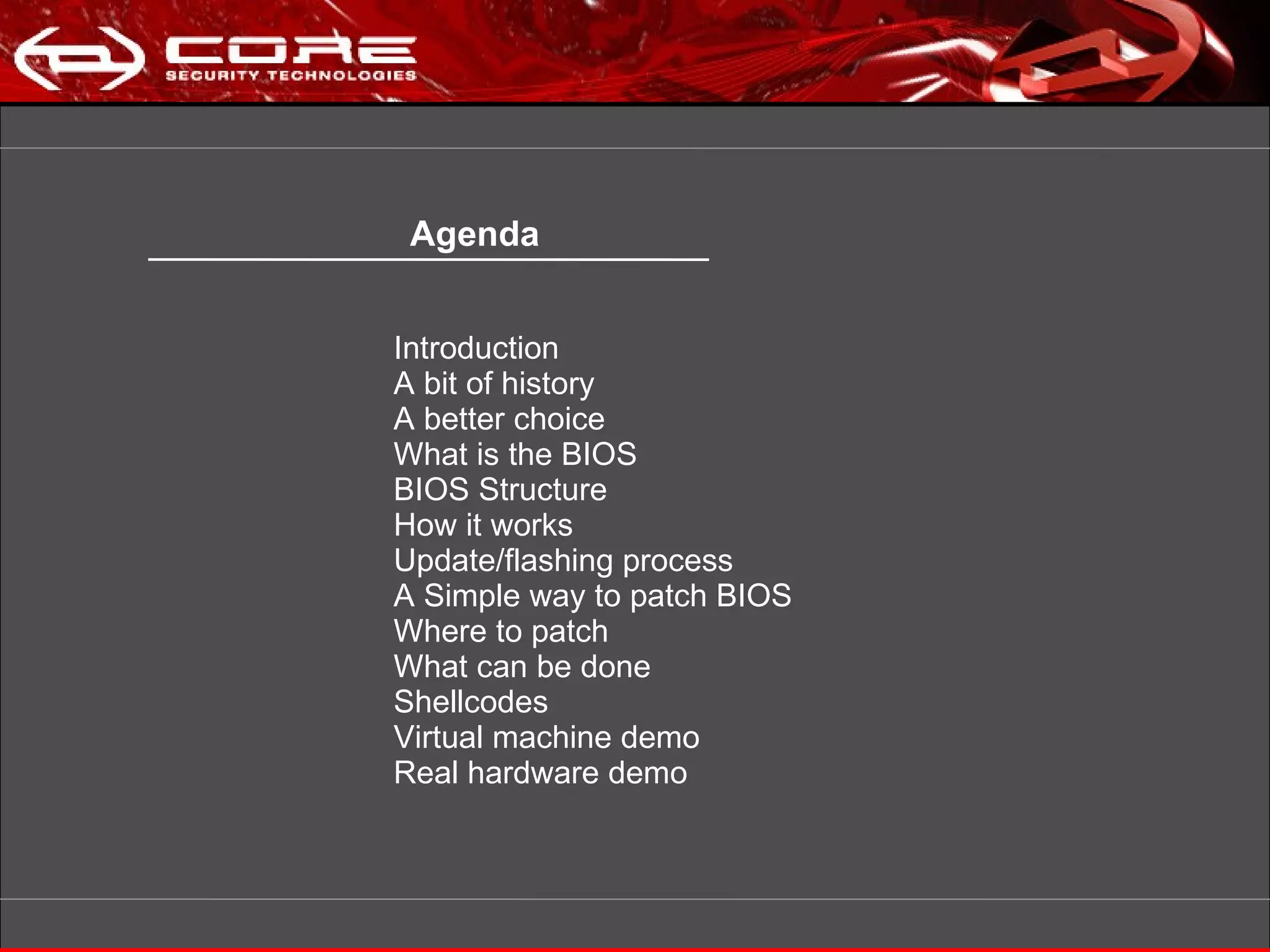 Persistent Bios Infection | ODP