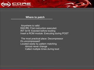 Persistent Bios Infection | ODP