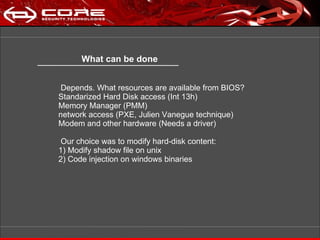Persistent Bios Infection | ODP