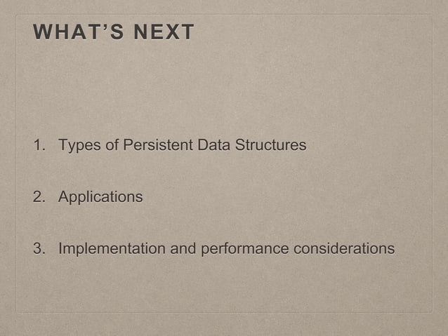 Persistent Data Structures - partial::Conf | PPTX | Programming Languages | Computing