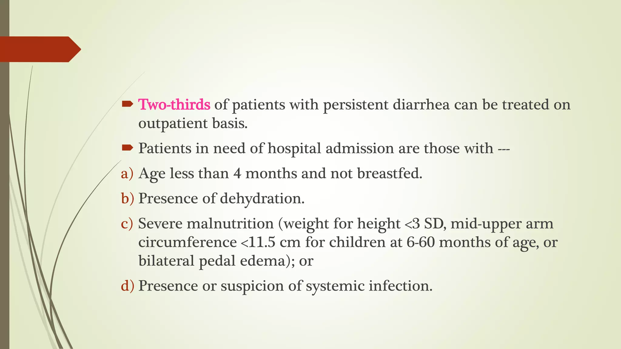 Persistent diarrhoea and chronic diarrhoea in children.7thsem 2017 | PPTX