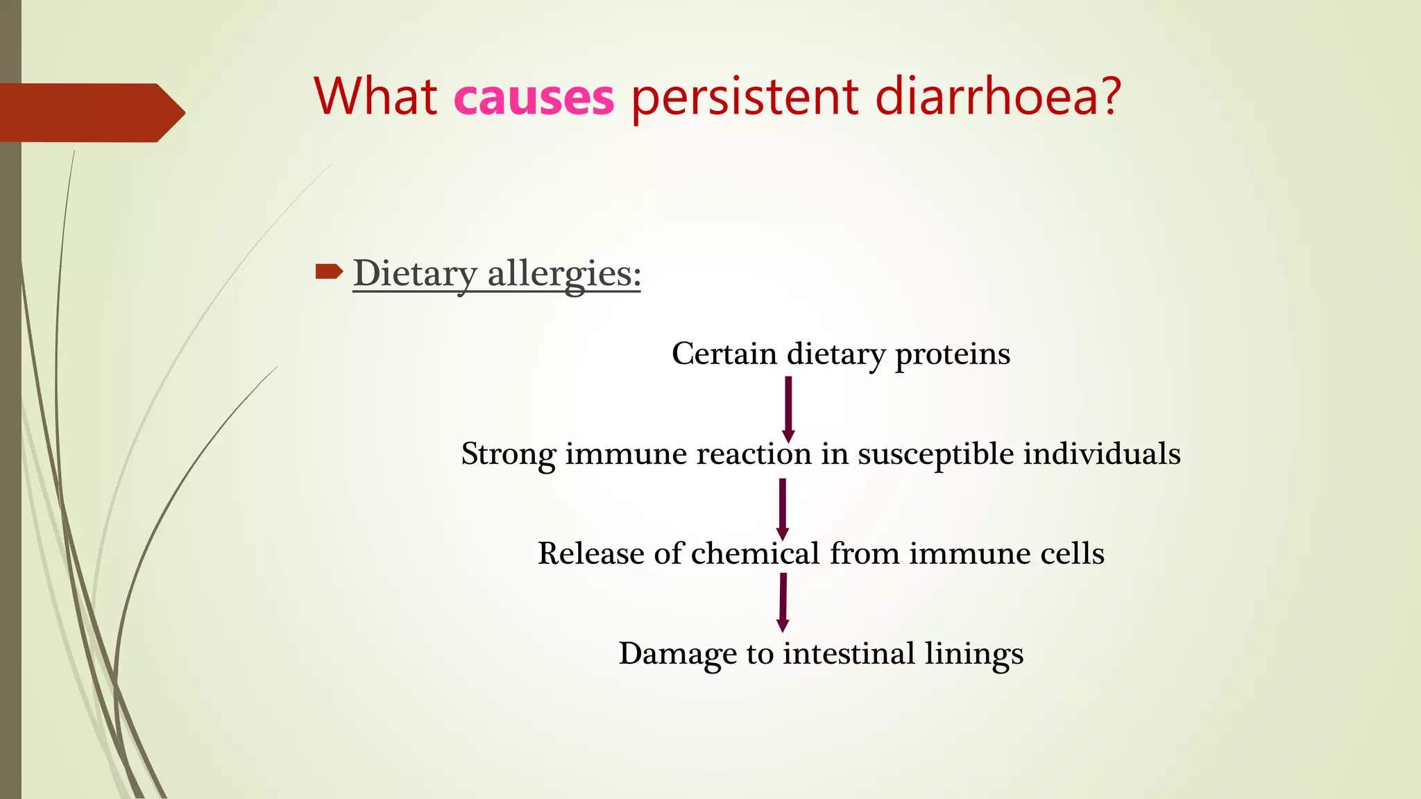 Persistent diarrhoea and chronic diarrhoea in children.7thsem 2017 | PPTX