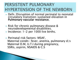 Persistent fetal circulation | PPT