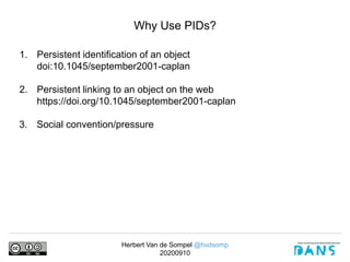 Persistent Identification: Easier Said than Done | PPT