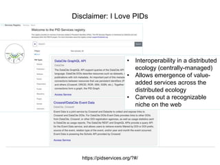 Persistent Identification: Easier Said than Done | PPT